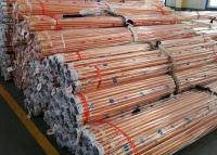 China Seamless / Welded T2 Copper Pipe Tube For Air Conditioning Condenser for sale