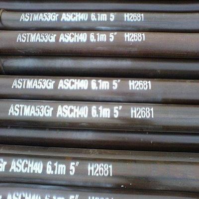 China Astm A53 Alloy Seamless Steel Pipe Round 25mm Od for sale