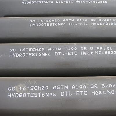 China Galvanized Astm A106 Carbon Seamless Steel Pipe 4mm for sale