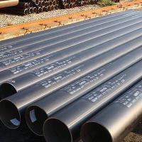 China Api5l Astm A333 Gr. 6 Round Seamless Steel Pipe Black Painted for sale