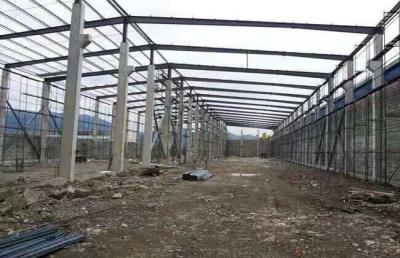 China Customized 50mm Panel Steel Frame Warehouse Q235b Prefabricated for sale