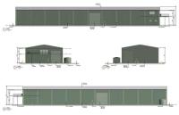 China 12m Length Steel Frame Warehouse Construction Eps Cladding System for sale