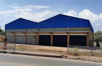 China Farm Storage Q345 Steel Construction Warehouse for sale