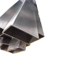 China SGS 316 Stainless Steel Square Tubing BA SS201 Stainless Box Section for sale