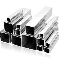 China SGS 316 Stainless Steel Square Tubing BA SS201 Stainless Box Section for sale