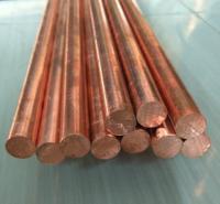 China 8mm Copper Earthing Rod Copper Clad Ground Rod For Lightning System 1500mm for sale
