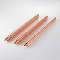 China 1mm Copper Earthing Rod ASTM AISI Copper Clad Steel Earth Rod for sale