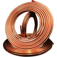 China 99.99% Purity Copper Pipe Tubing Pancake Refrigeration Insulated 22mm Copper Pipe Coil for sale