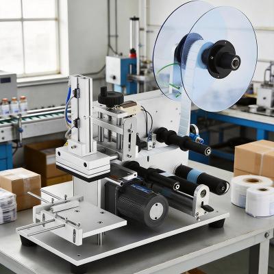 China Manual Semi Automatic Desktop Labeler Machine Applicator Equipment Adjustable for sale