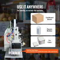 China Skincare Can Bottle Automatic Flat Label Applicator Machine Tabletop Customized for sale