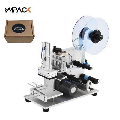China Tabletop Pneumatic Coffee Bag Labeling Machine Applicator Small Semi Automatic for sale