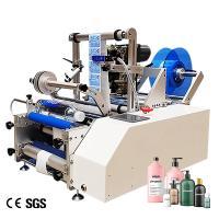 China Adjustable Round Wine Bottle Labeling Equipment Applicator Machine Quick ROI for sale