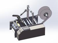 China Beverages Condiments HDPE Bottle Labeling Equipment Machine Semi Auto for sale
