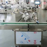 China Paper Cardboard Bag Labeling Machine Automatic Sticker Applicator 200BPH for sale