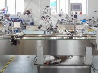 China Lightweight Cardboard Box Bag Labeling Machine Automatic Wear Resistance for sale