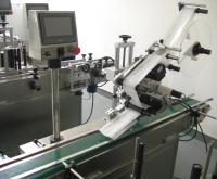 China Semi Automatic RMA Flat Bottle Label Applicator Machine SS304 for sale