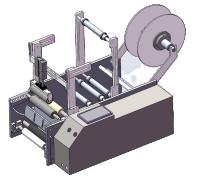 China Round Bottle Labeling Machine Desktop Semi-automatic Glass And Plastic Bottle Label Printing Machine With CE Certification for sale