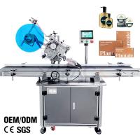 China Paper Cardboard Bag Labeling Machine Automatic Sticker Applicator 200BPH for sale