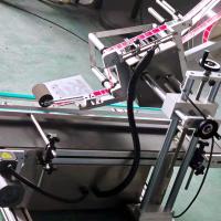 China Ink Jet Flat Bottle Labeling Machine Semi Automatic Applicator High Speed OEM for sale