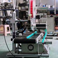 China Ink Jet Flat Bottle Labeling Machine Semi Automatic Applicator High Speed OEM for sale