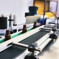 China Automatic Labeling Machine Desktop Round Bottle Labeling Machine For Tin Cans Glass And Plastic Bottle Label Applicator for sale