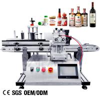 China Benchtop Cylindrical Beer Bottle Desktop Labeler Equipment Vial Applicator Machine for sale
