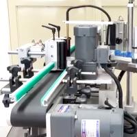 China Benchtop Cylindrical Beer Bottle Desktop Labeler Equipment Vial Applicator Machine for sale