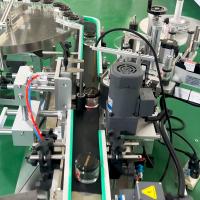 China Semi Automatic 500ml Wine Sticker Bottle Labeling Machine Food Cosmetic Bottle Labeler for sale