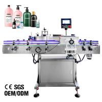 China PLC Touchscreen Automatic Round Bottle Labeling Machine Applicator for Honey Jars for sale