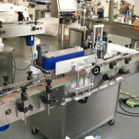 China Tabletop Cola Coffee Oval Bottle Labeling Machine Sticker Applicator OEM for sale