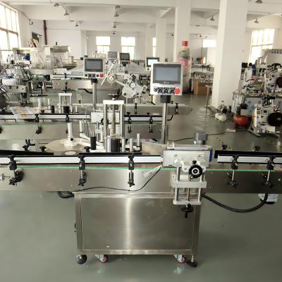 China High Speed Bottle Labeling Machine Food Cosmetics Automatic Label Applicator Machine with Belt Conveyance for sale
