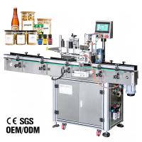 China Semi Auto Chemical Bottle Sticker Labeling Machine Wrap Around Labeler ODM for sale
