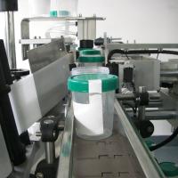 China Semi Auto Chemical Bottle Sticker Labeling Machine Wrap Around Labeler ODM for sale