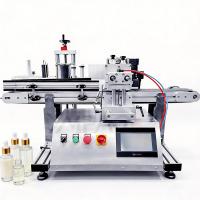 China Semi Automatic 500ml Wine Sticker Bottle Labeling Machine Food Cosmetic Bottle Labeler for sale