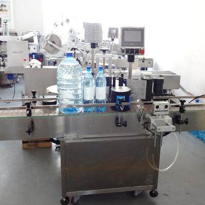 China Industrial Round Bottle Automatic Labeling Equipment Double Sided sticker High Precision for sale