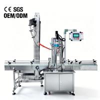 China 45Pcs/Min Automatic Bottle Capping Machine Servo Motor Screw Cap Feeder for sale
