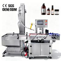 China 20BPM PLC Touchscreen Filling Capping Machine For Juice Cosmetic Bottle Filling for sale