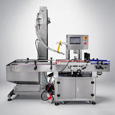 China HMI Automatic Screwing Soda Bottle Capping Machine For Perfume ODM for sale