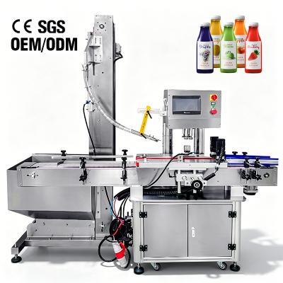 China Monoblock Automatic Bottle Filling And Capping Machine 220V SGS Certificated for sale
