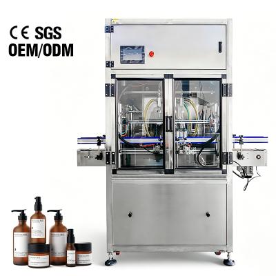 China Multifunction Four Head Auto Filling Machine Food Cosmetics Filler Liquid Packaging for sale