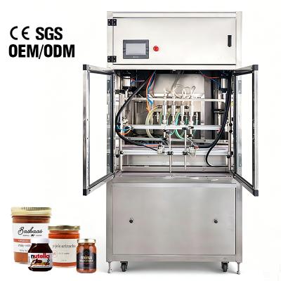 China Piston Pump Volumetric Automatic Filling Machine Bottle Liquid For Perfum Cooking Oil for sale