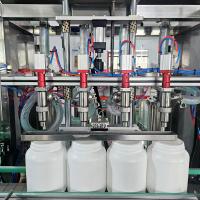 China Piston Pump Volumetric Automatic Filling Machine Bottle Liquid For Perfum Cooking Oil for sale