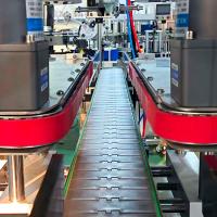 China Servo Drive Glass Bottle Capping Machine Filling Labeling 45BPM ODM for sale