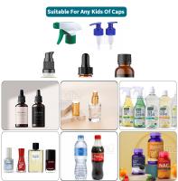 China High Speed 40Pcs/min Four Wheel Capping Machine Food and Cosmetic Automatic Capper Machine With Feeder Elevator for Bottles Jars for sale