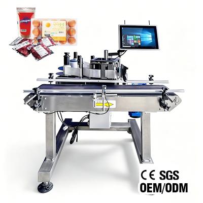 China High Speed Printing Labeling Machine Applicator For Plastic Bottle Box 100Pcs/Min for sale