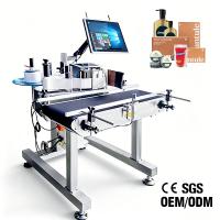 China CE Certificated Thermal Label Label Printing Equipment For Square Bottles Sticker Packaging for sale