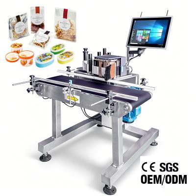 China Electric Square Bottle Packaging Labeling Machine For Round Container 20pcs/min for sale