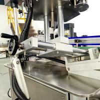 China Automatic Bottle Labeling Machine Glass And Plastic Bottle Neck And Body Labeling Machine For Red Wine And Beverages for sale