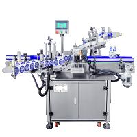 China Double Head Bottle Labeling Equipment Automatic Round Bottle Labeling Machine With CE Certification For NECK And BODY Labeller for sale