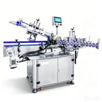 China High Efficiency Double Head Bottle Labeling Machine Automatic Bottle Neck Body Labeling Machine With OEM ODM Services for sale